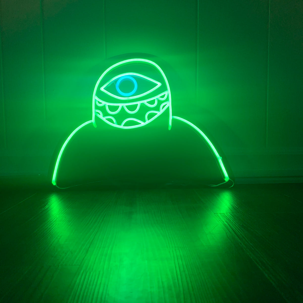 Green/Blue Subtronics Cyclops LED Neon Sign – LAZR LZRD